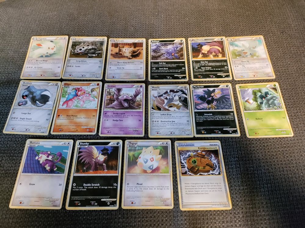 16 Pokemon Karten aus dem Set HS Undaunted 2010 | Kaufen auf Ricardo