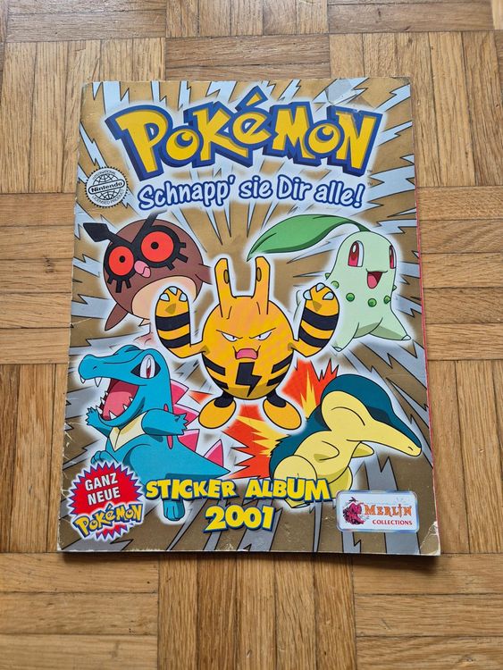 Pokemon Stickeralbum 2001 + Poster - unvollständig (Gebraucht) in ...