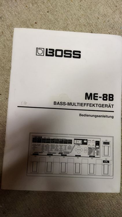 Boss ME-8B Bass Multiple Effects Bass Guitar Pedal (Gebraucht) in ...