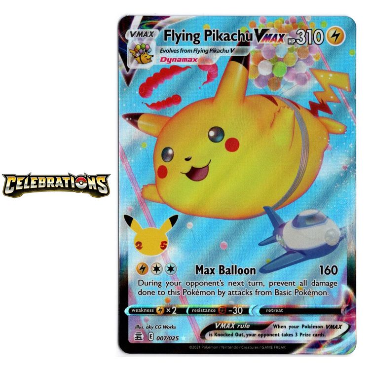 Celebrations Flying Pikachu VMAX 007/025 EN | Kaufen auf Ricardo