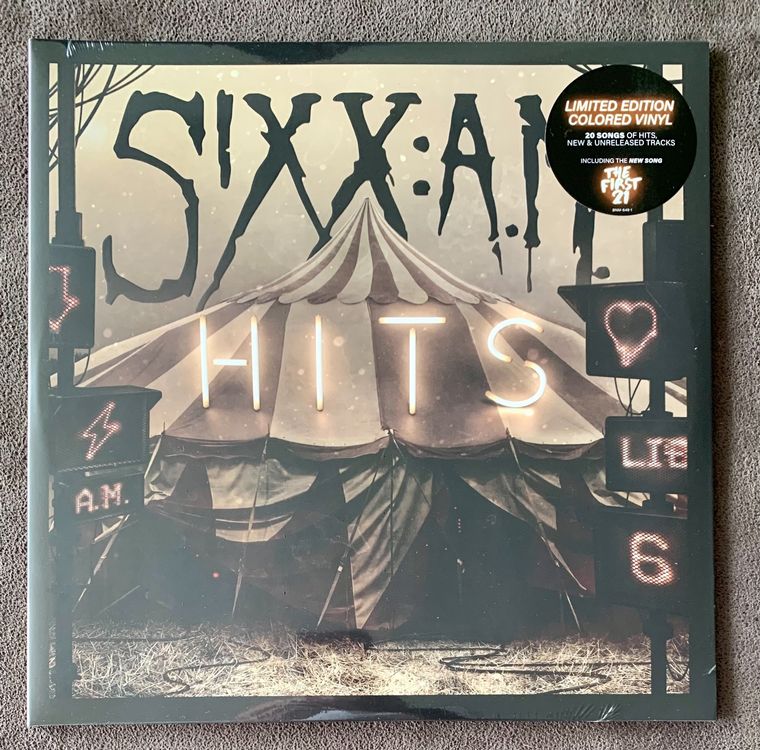 SIXX A.M. Hits LTD 2LP RED VINYL SIXX AM MÖTLEY CRÜE MEGARAR (Neu und ...