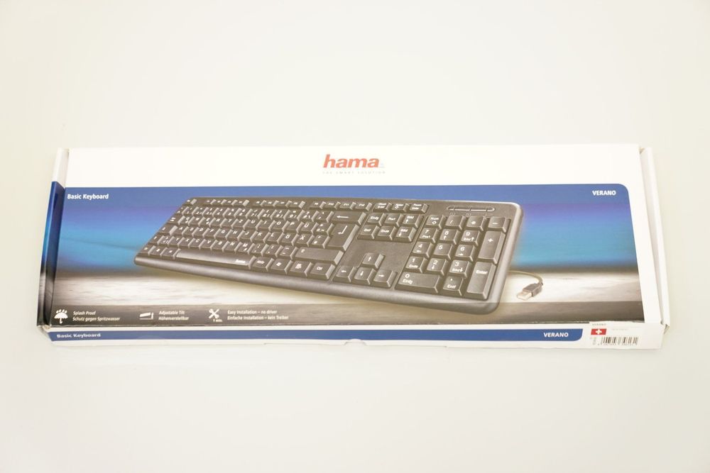 Hama Tastatur Verano Swiss Layout (Neu und originalverpackt) in ...