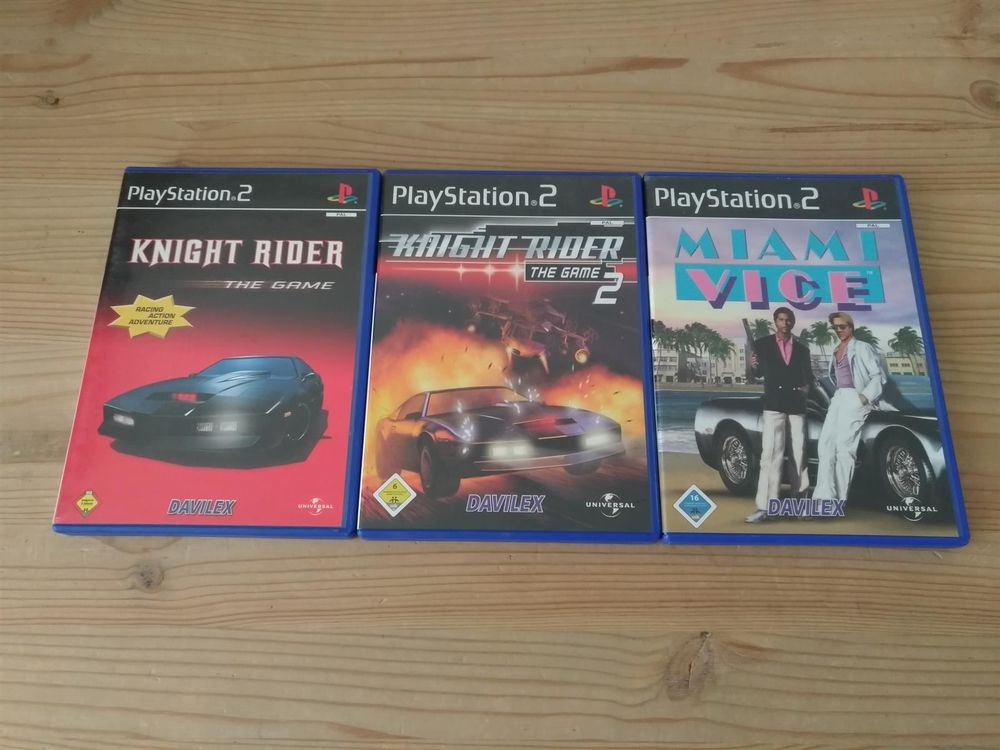 Knight Rider + Miami Vice - 3 PS2 Spiele | Kaufen auf Ricardo