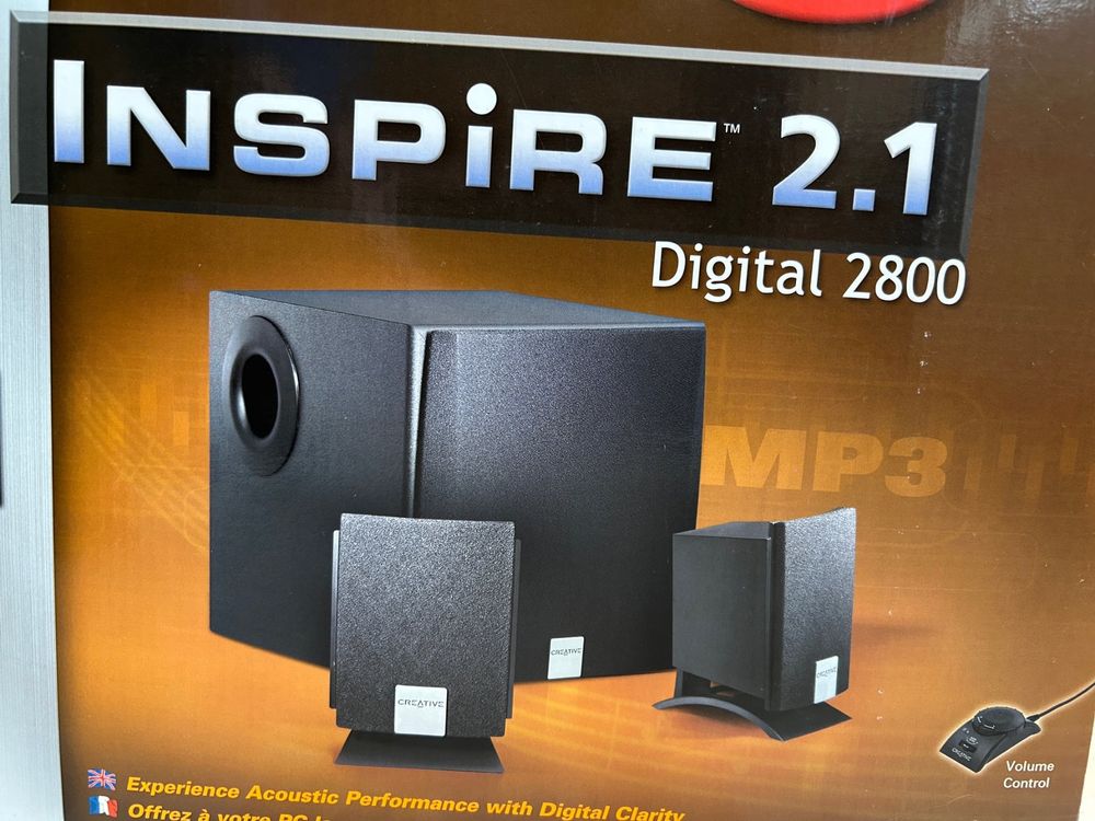 Creative Inspire 2.1 Digital 2800 Soundsystem - Top Zustand! (Gebraucht ...