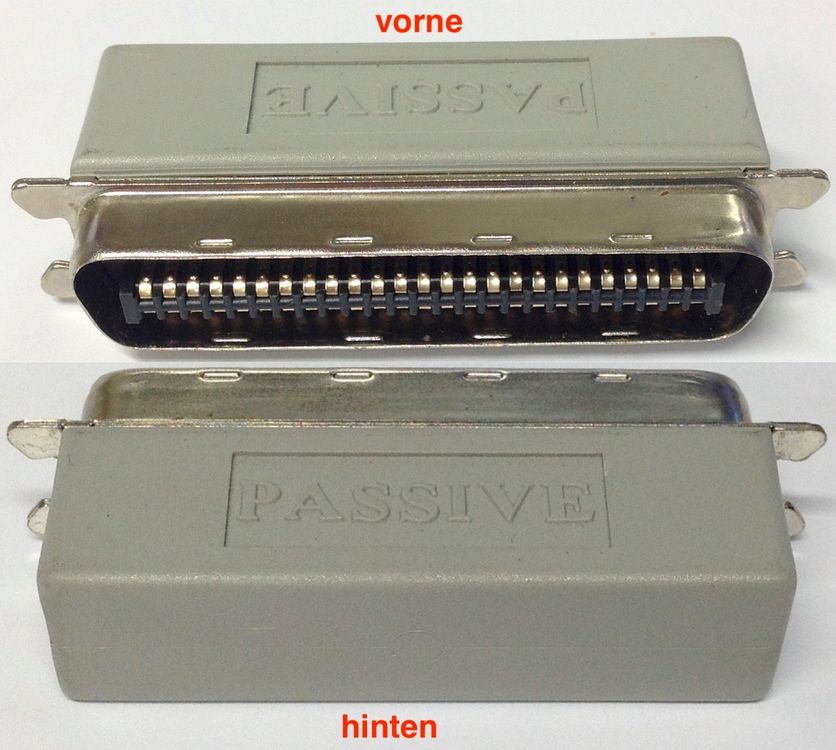 SCSI-I Terminator Centronics 50Pol. single ST passiv (Neu (gemäss ...