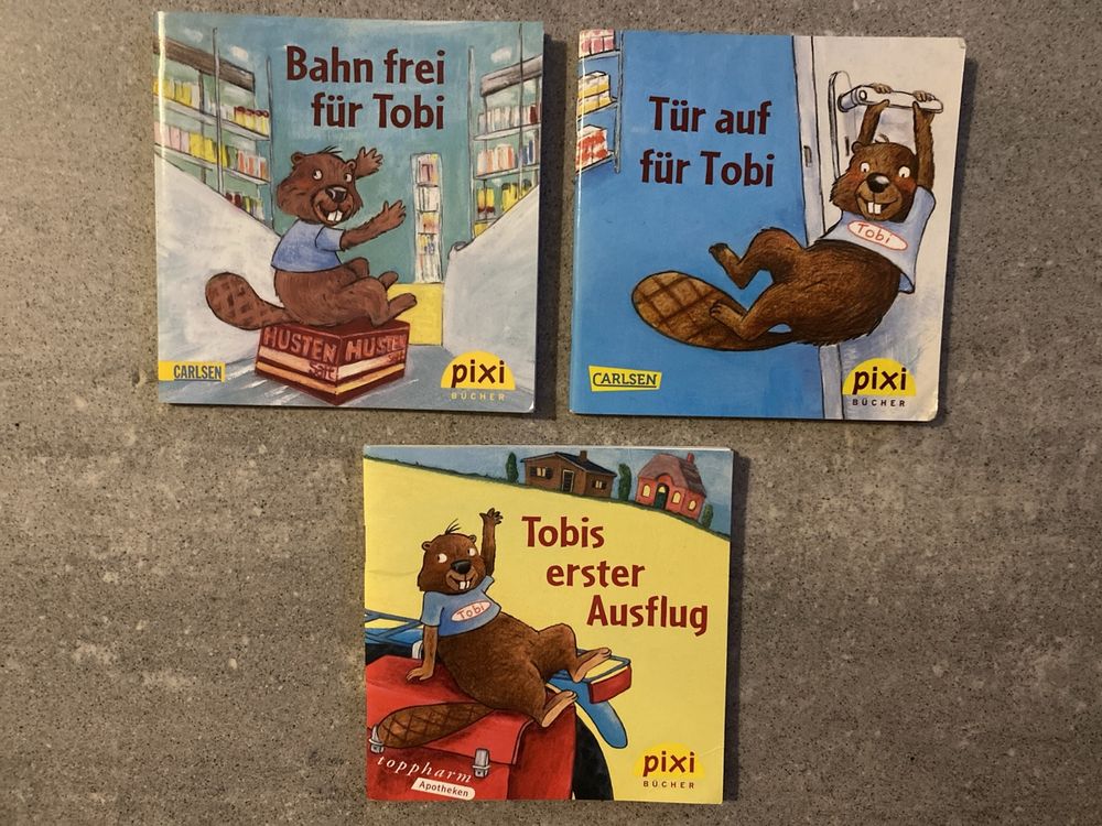 3 Pixi Bücher Tobi Toppharm Set CARLSEN (Gebraucht) in Niederbüren für ...