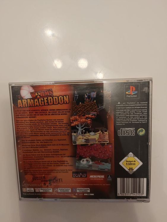 Worms Armagedon ps1 (Gebraucht) in Arbon für CHF 2 – mit Lieferung auf ...
