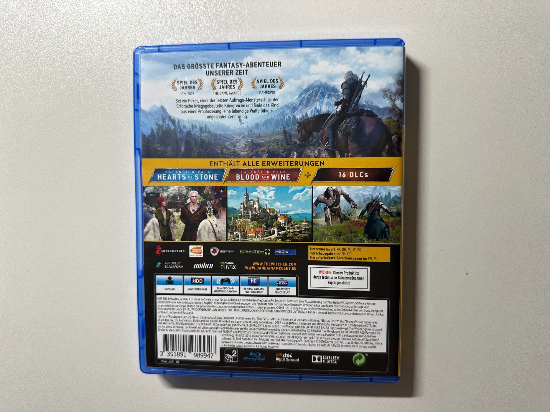 The Witcher 3: Wild Hunt GOTY, Sony Playstation 4, PS4, PS5 (Neu ...
