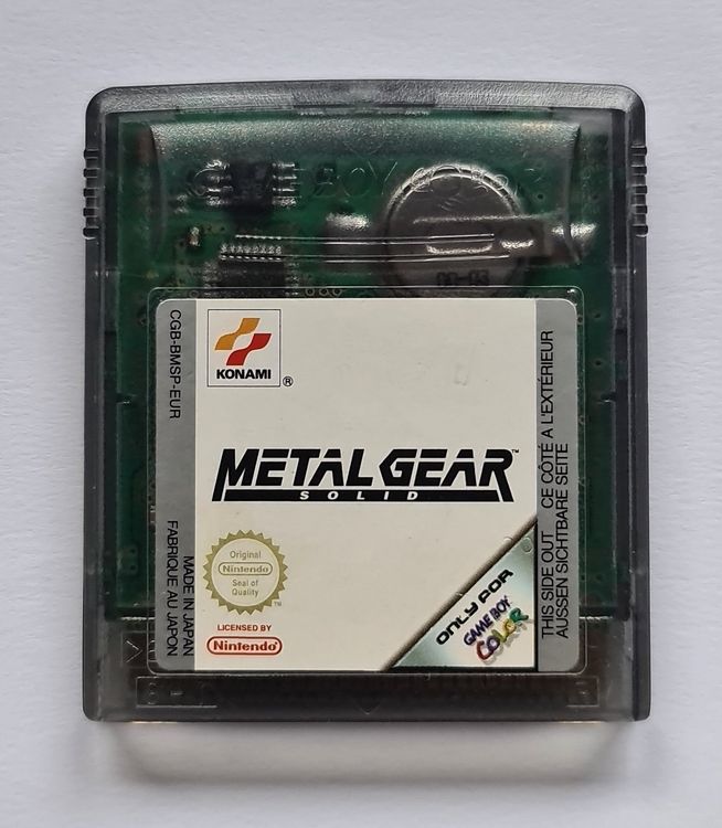 Metal Gear Solid ⚔️ Game Boy Color GBC EUR 👉 RARITÄT (Gebraucht) in ...