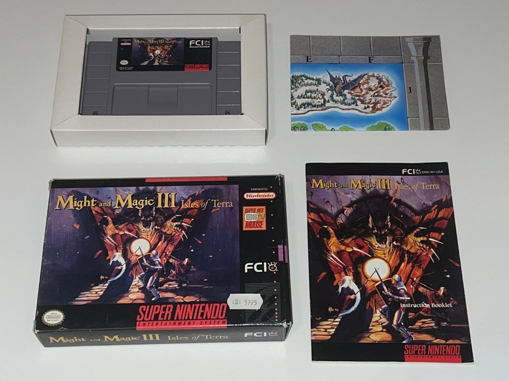 SNES Spiel - Might and Magic III: Isles of Terra (OVP) [USA] | Kaufen ...