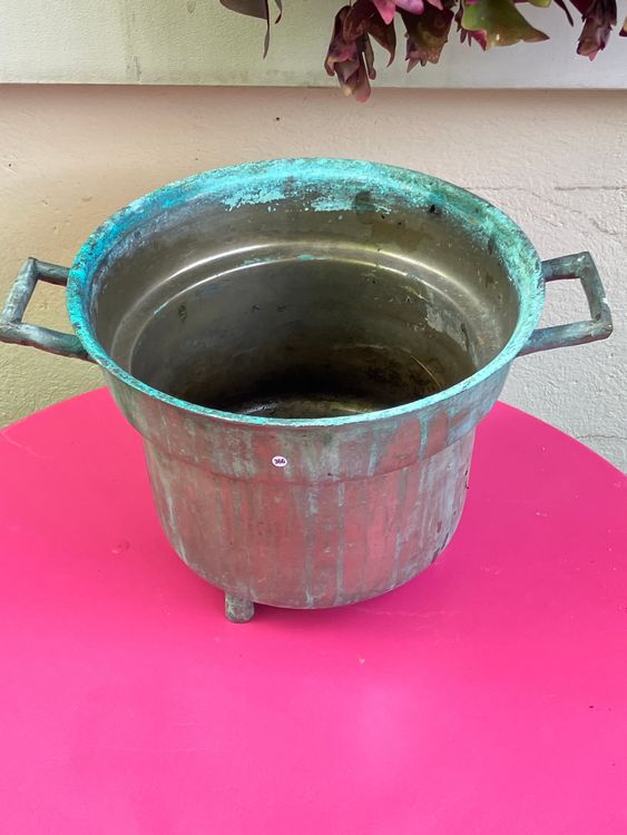 Alter Bronze Topf mit Henkel Dreibein (Gebraucht) in Horw für CHF 59 ...