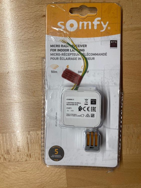Somfy Lighting Receiver RTS (Neu (gemäss Beschreibung)) in Effretikon ...