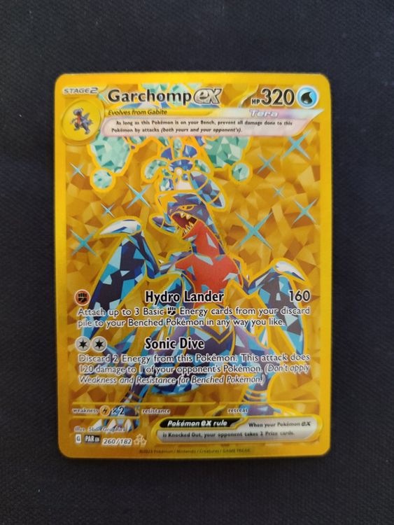 Pokemon Card Garchomp ex Paradox Rift English EN Rare Secret (Gebraucht ...
