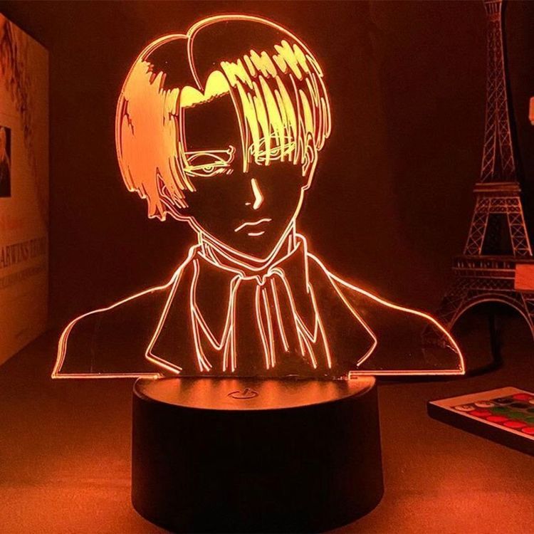 Levi - Anime 3D Led Lampe 16 Farben (Neu und originalverpackt) in St ...