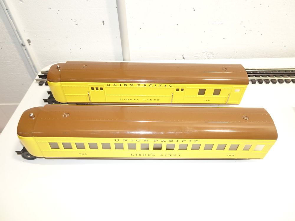 2 Lionel Personenwagen Union Pacific 753 756 Spur 0 (Gebraucht) in ...