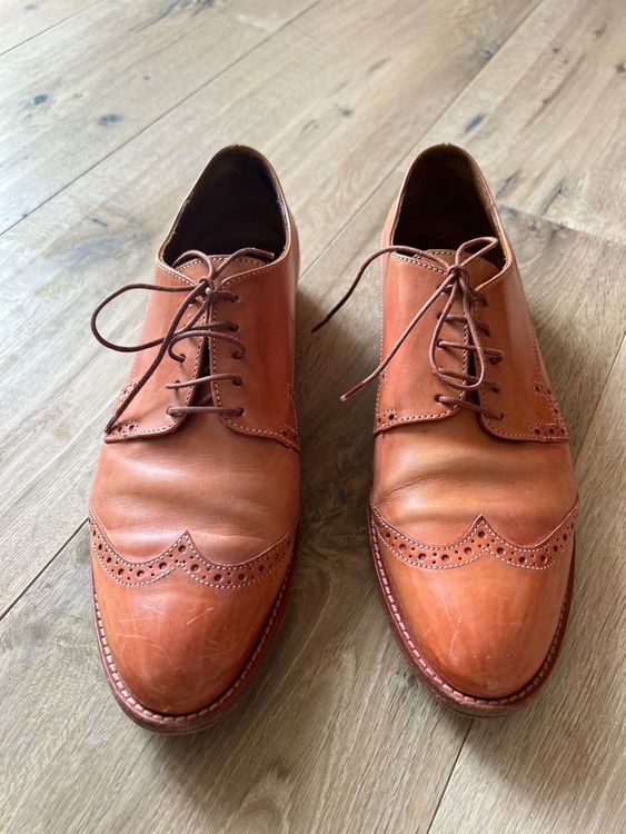 Navy Boot Budapester Schnürer braun/rot Gr 40 | Kaufen auf Ricardo