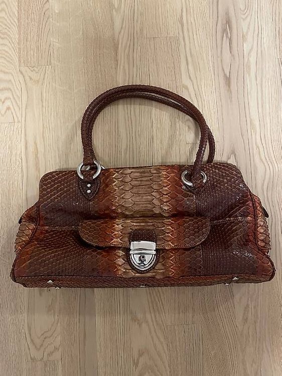 Modische Handtasche aus echtem Pythonleder (Neu (gemäss Beschreibung)) in Bellinzona für CHF 120 ...