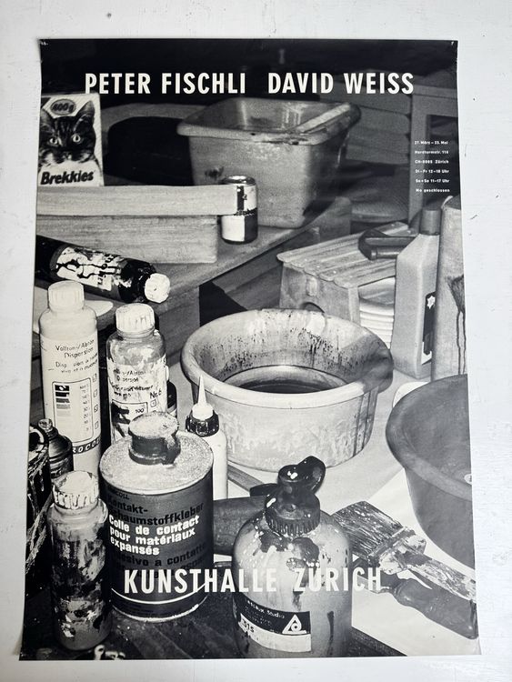 Affiche Fischli Weiss Kunsthaus Zurich 1993 (Gebraucht) in Choulex für CHF 99 – mit Lieferung ...