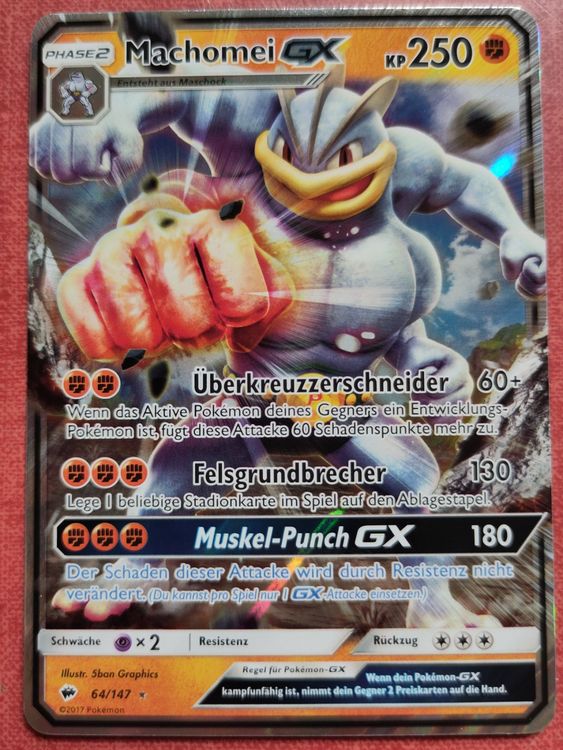 pokemon karte Machomei Gx | Kaufen auf Ricardo
