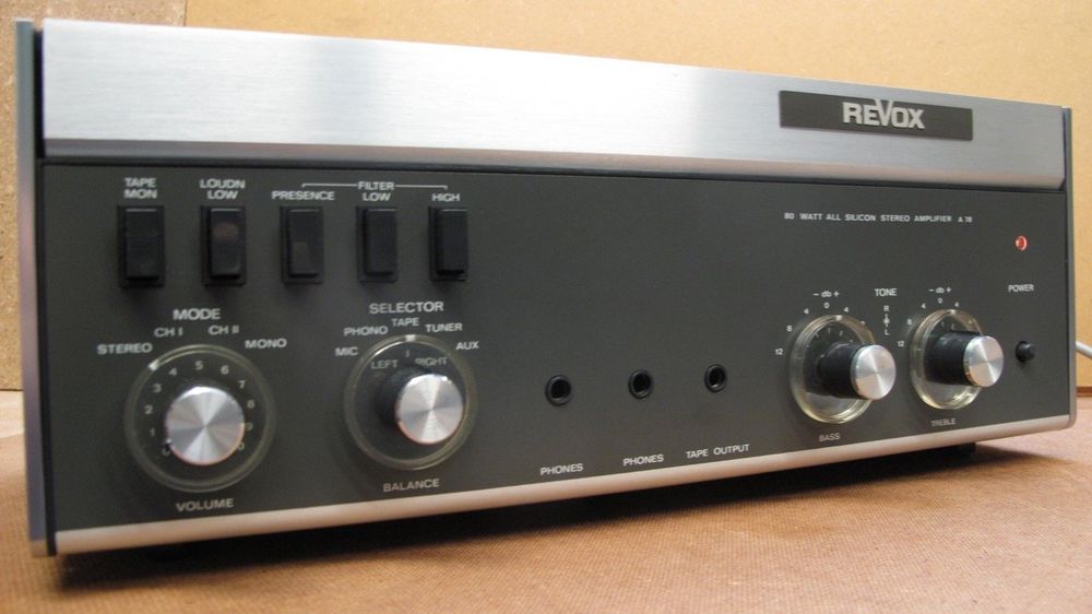 REVOX A78 STEREO-VERSTÄRKER | Kaufen auf Ricardo
