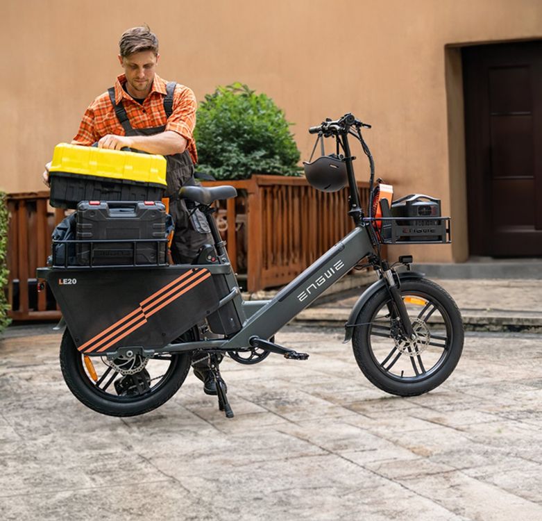 Engwe L20/Lasten E-Bike/350 km Reichweite/Doppelakku/NEU (Neu und originalverpackt) in Basel für ...