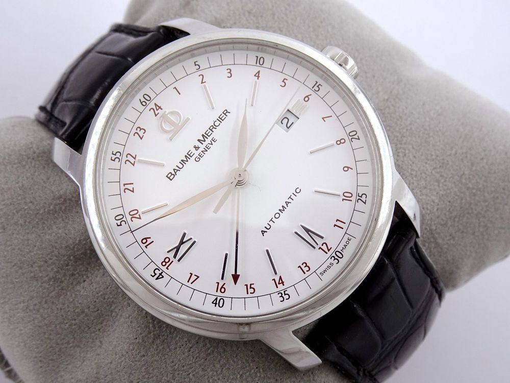 BAUME MERCIER GENEVE CLASSIMA XL GMT 65494 AUTOMATIK HERREN | Kaufen auf Ricardo