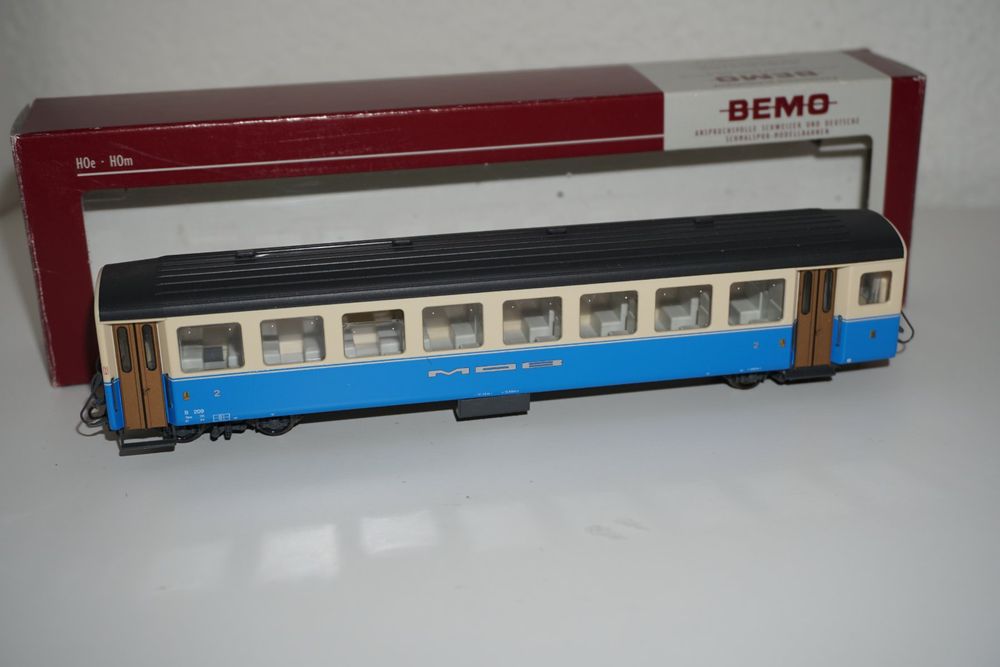 BEMO 3267 329 - MOB Personenwagen B 209 2.Klasse H0m (Gebraucht) in Matten b. Interl für CHF 33 ...