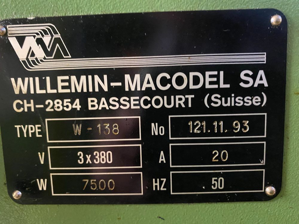 CNC-Fräsmaschine Willemin W-138 | Kaufen auf Ricardo