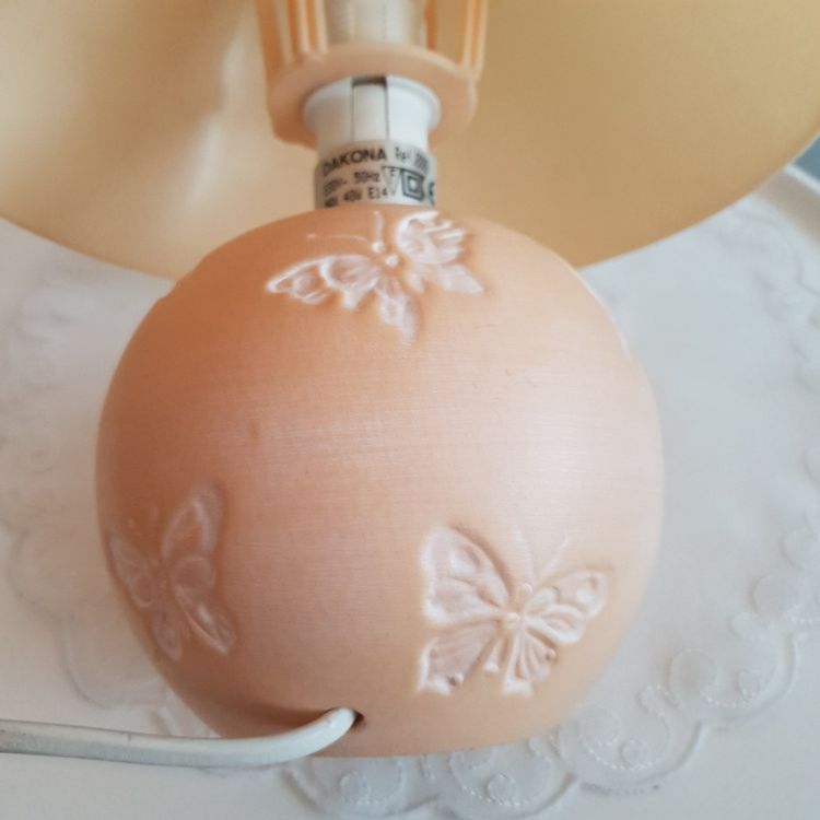 Jahren 80 Italien " Dakona" Schmetterling Keramik Lampe | Kaufen auf ...
