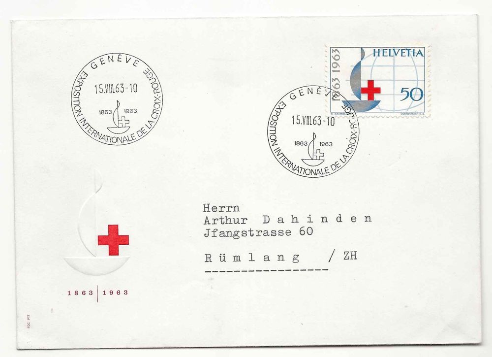 Exposition de la Croix-Rouge Genève 1963 f5 (Gebraucht) in Aarau für CHF 1 – mit Lieferung auf ...