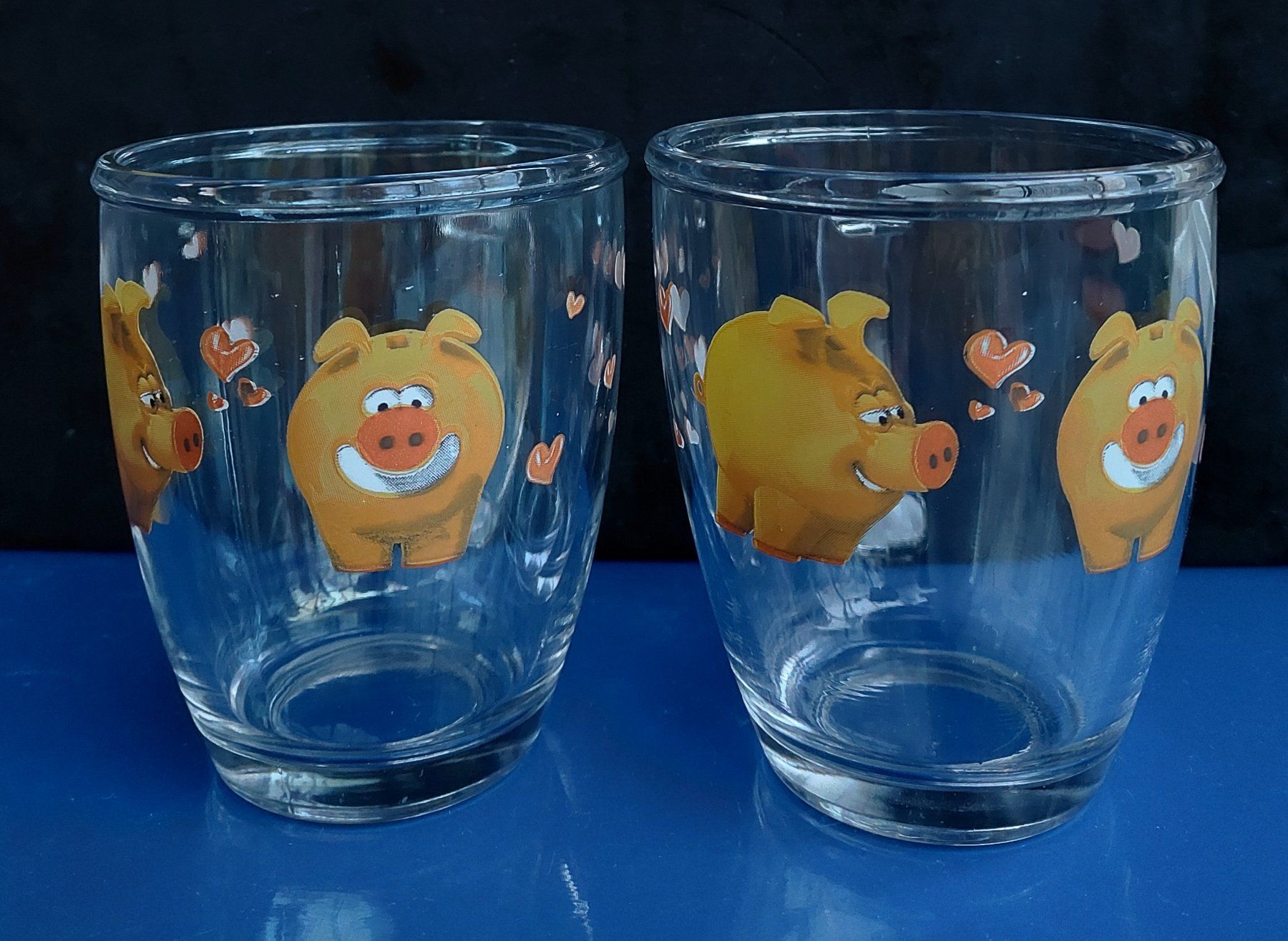 2 !! grosse Miggys migros Glas Tassen , 3.5dl (Gebraucht) in ...