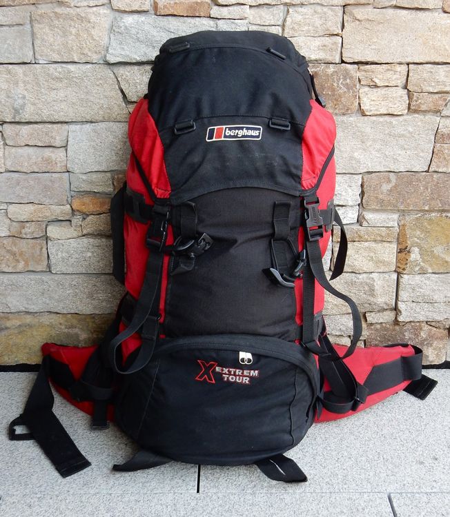 Rucksack Berghaus «Xextrem 7000 Tour» 50 Liter - Rot/Schwarz (Gebraucht ...