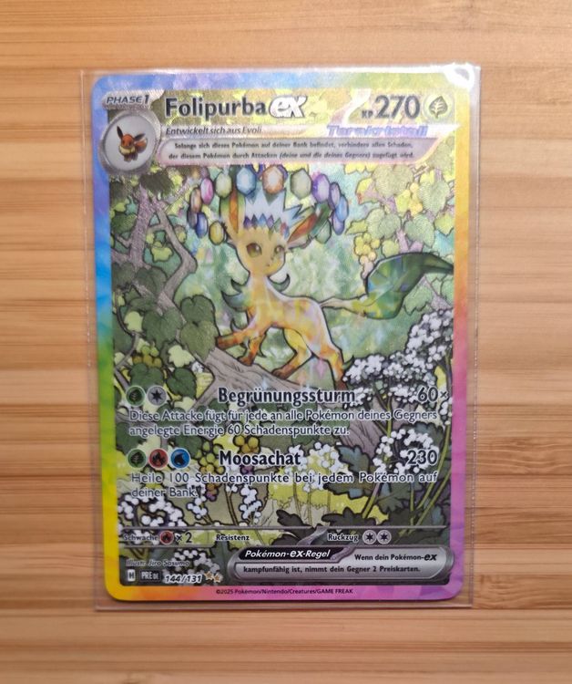 Pokémon - Folipurba ex / Prismatische Entwicklungen (Neu (gemäss Beschreibung)) in Thun für CHF ...