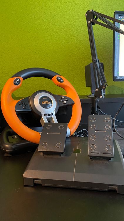 Pc Gaming Lenkrad Speedlink mit Pedalen (Neu (gemäss Beschreibung)) in ...