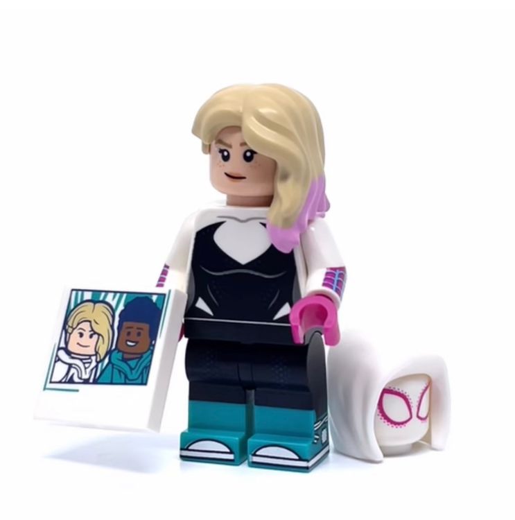 Lego Minifigur Spider-Man 71050 - Gwen Stacy/Spider-Gwen (Neu (gemäss ...