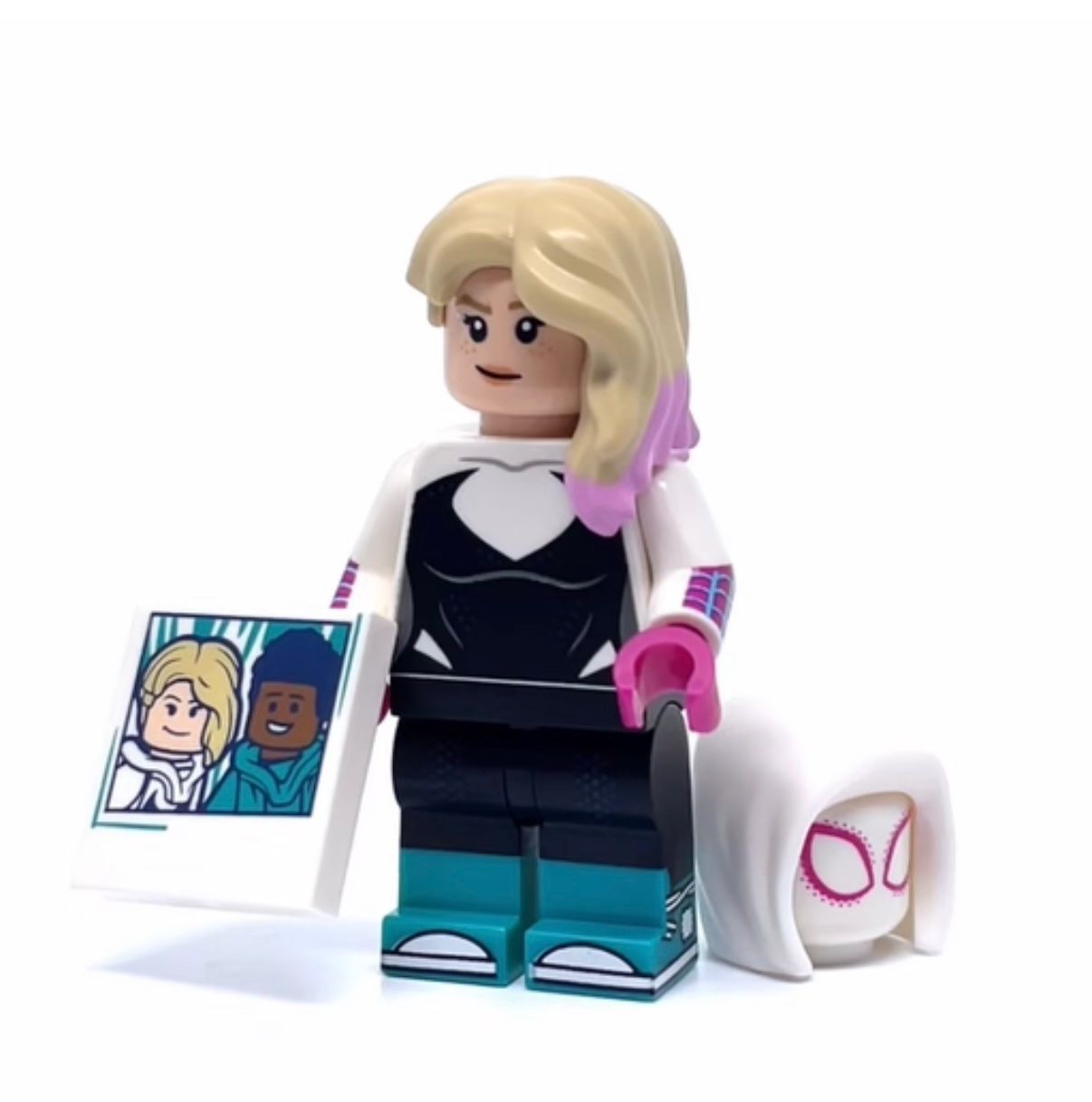 Lego Minifigur Spider-Man 71050 - Gwen Stacy/Spider-Gwen (Neu (gemäss ...