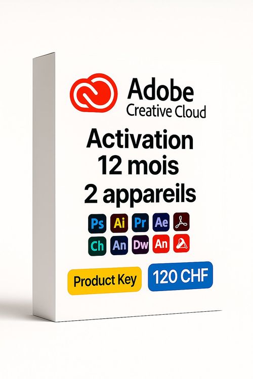 Adobe Creative Cloud 2 Devices - Product Key - 120 CHF (Neu (gemäss ...