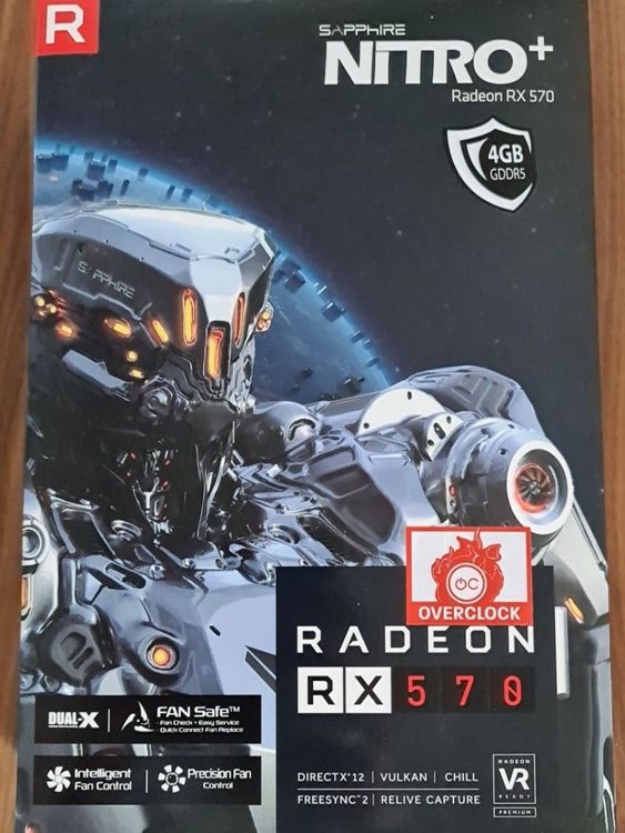 SAPPHIRE RX570 NITRO+ 4GB GDDR5 256MBit | Kaufen auf Ricardo