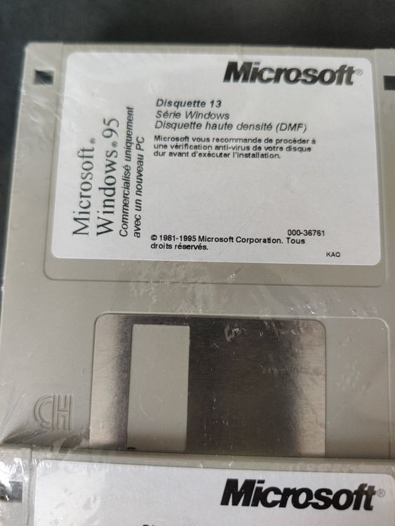 Operating system windows 95 disquette de 6 a 22 | Kaufen auf Ricardo