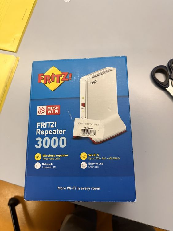 Fritz Box Repeater 3000 (Neu und originalverpackt) in Burgdorf für CHF ...