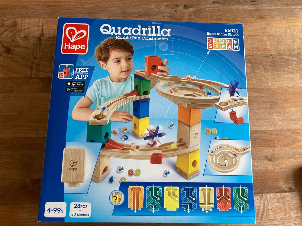 Holz-Kugelbahn Hape „Quadrilla“ | Kaufen auf Ricardo