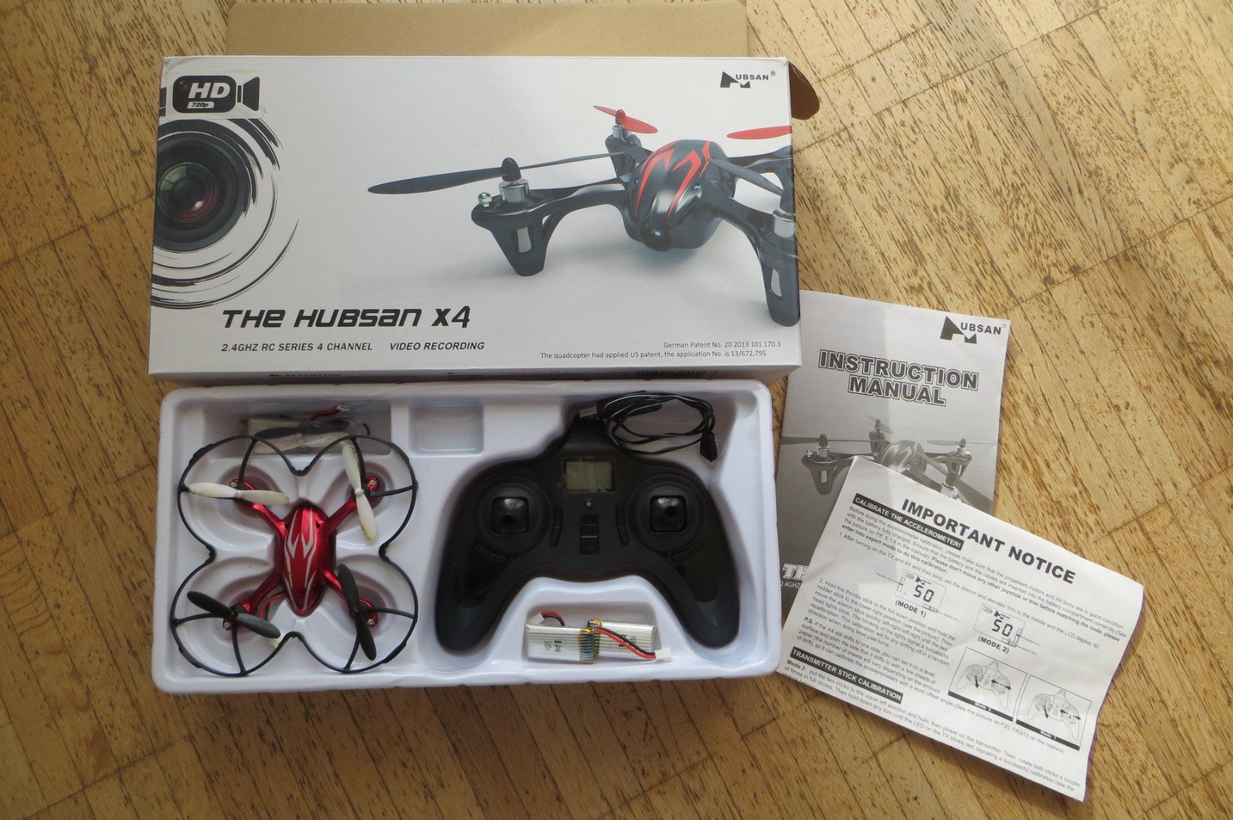 Drohne HUBSAN X4 mit integrierter HD-Kamera (720P) (Gebraucht) in Brugg ...