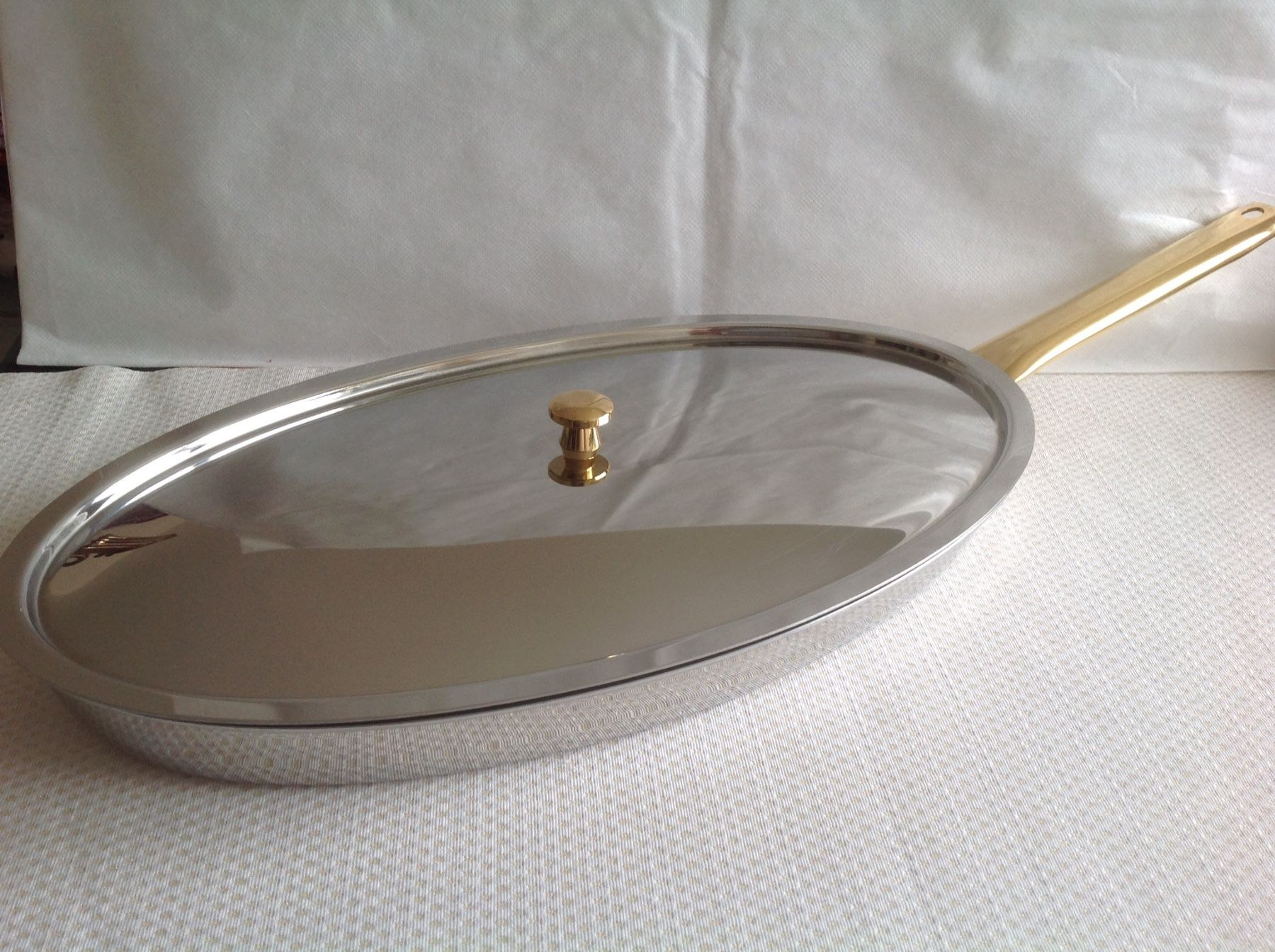 Spring - poêle à flamber avec couvercle (Neuf (Voir description)) à ...