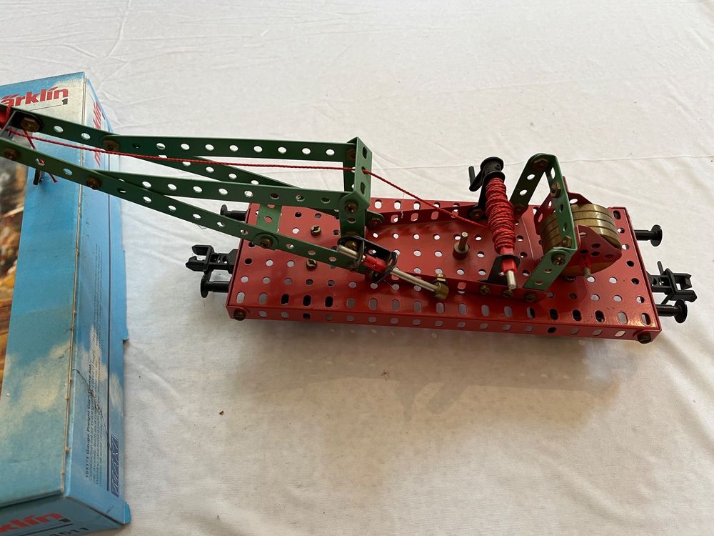 Märklin 1511 MAXI Themenwagen Spur 1 Kranwagen OVP Bausatz (Gebraucht ...
