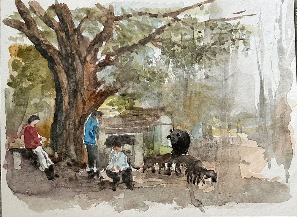 Leo Kalmus (1904-1986) Aquarell aus Künstler Nachlass (Gebraucht) in ...