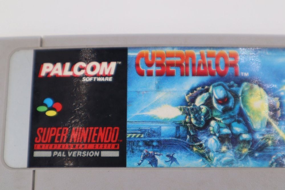 CYBERNATOR Konami SNES PAL Mech Game Shooter Super Nintendo (Gebraucht ...