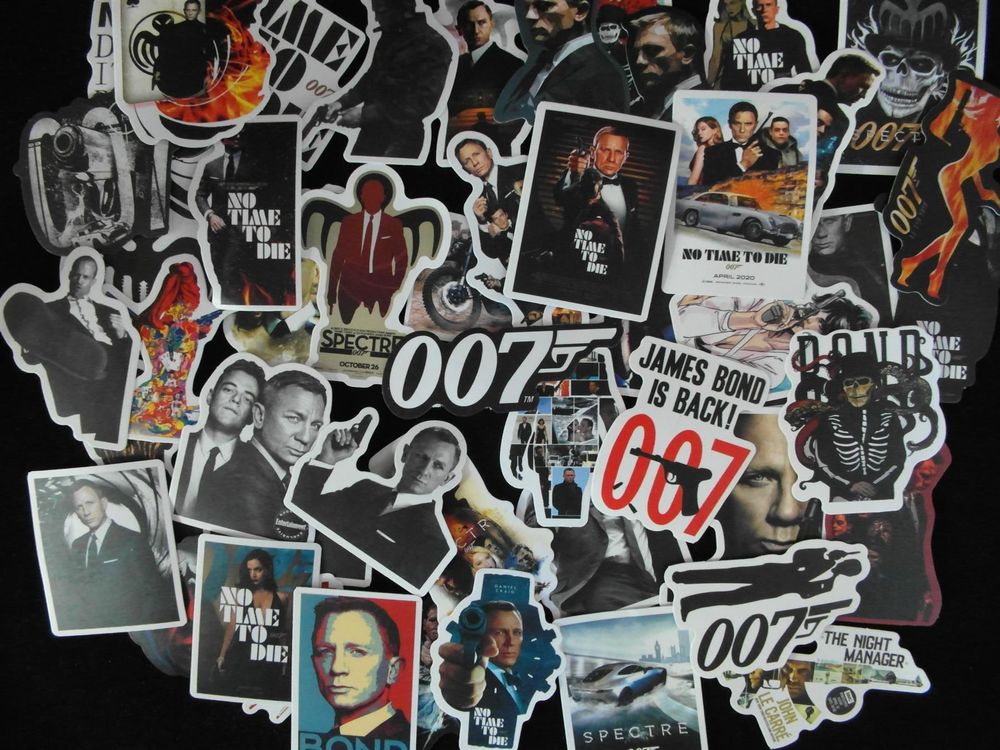 JAMES BOND AUFKLEBER / STICKERS 50.Stk | Kaufen auf Ricardo