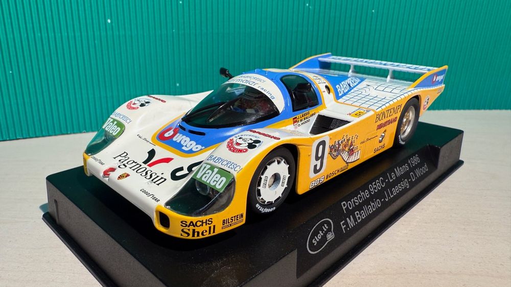 Porsche 956C – BONTEMPI «Le Mans 1986» - Slot.it 1:32 (Neu (gemäss ...