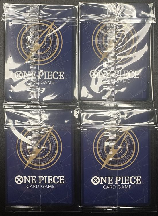 4x Sealed Dracule Mihawk ST12-003 PROMO CARD ONE PIECE (Neu und ...