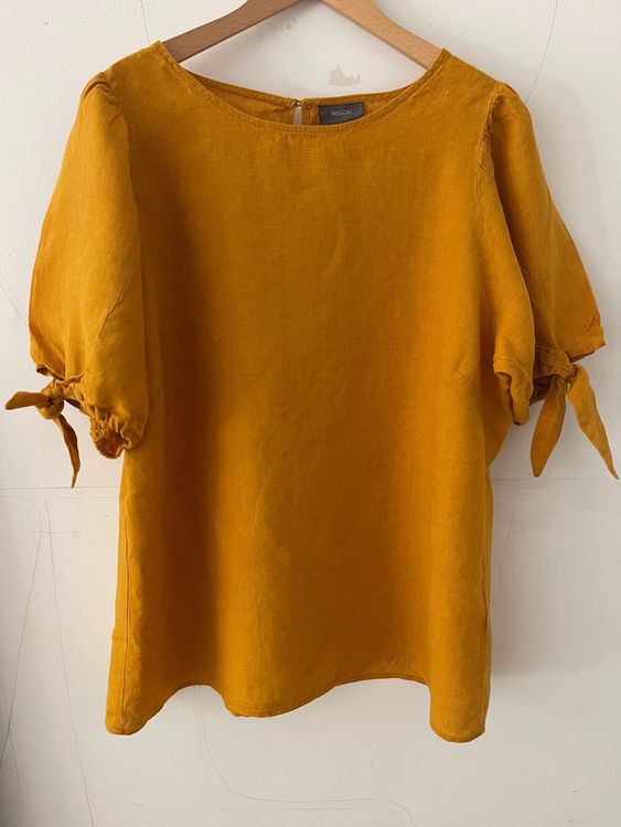 Jessica Cunda C&A Bluse Safran Farben Leinen Gr 46 neu | Kaufen auf Ricardo